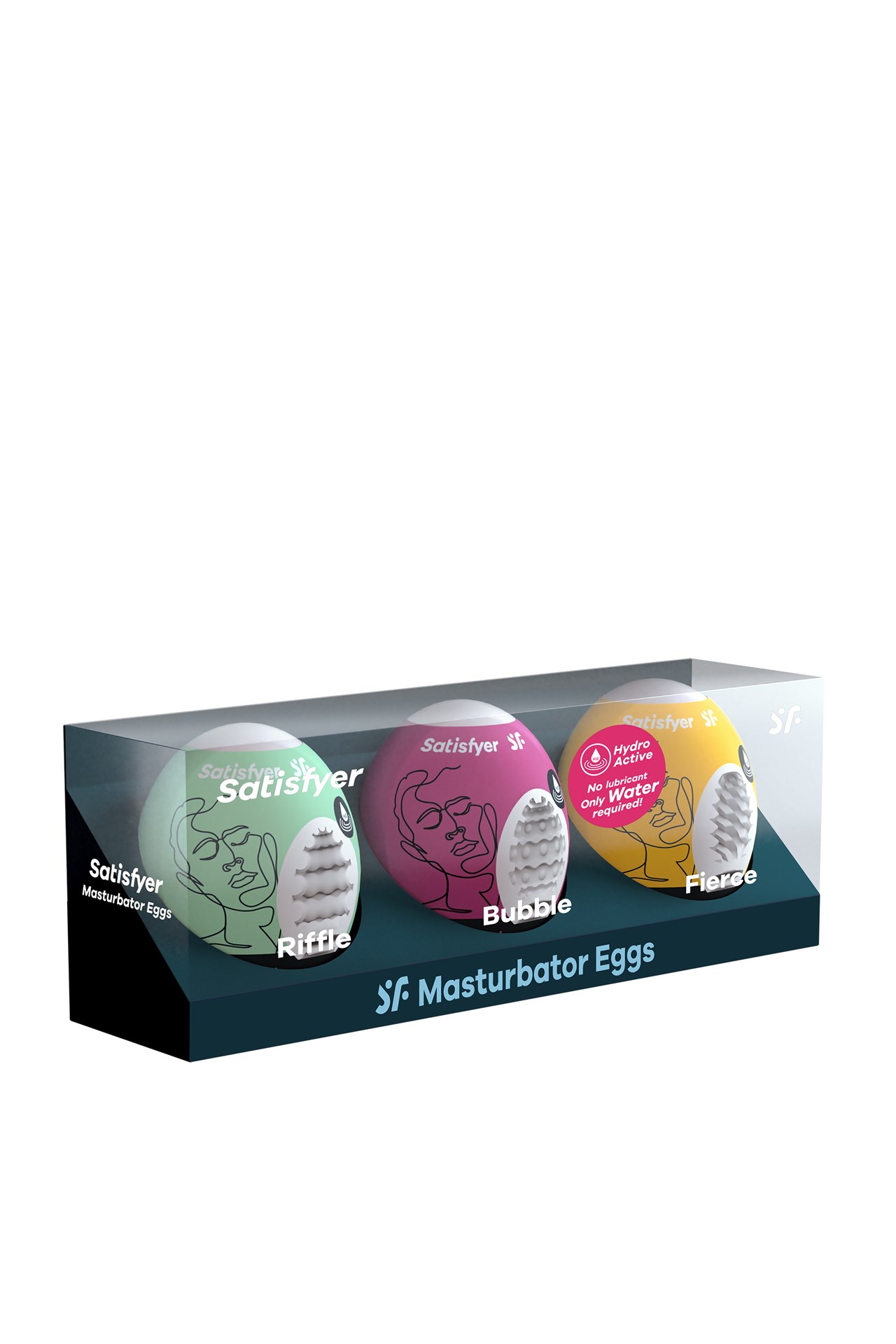 ONANIEGG RIFFLE BUBBLE FIERCE 3-PACK - Diskret levering