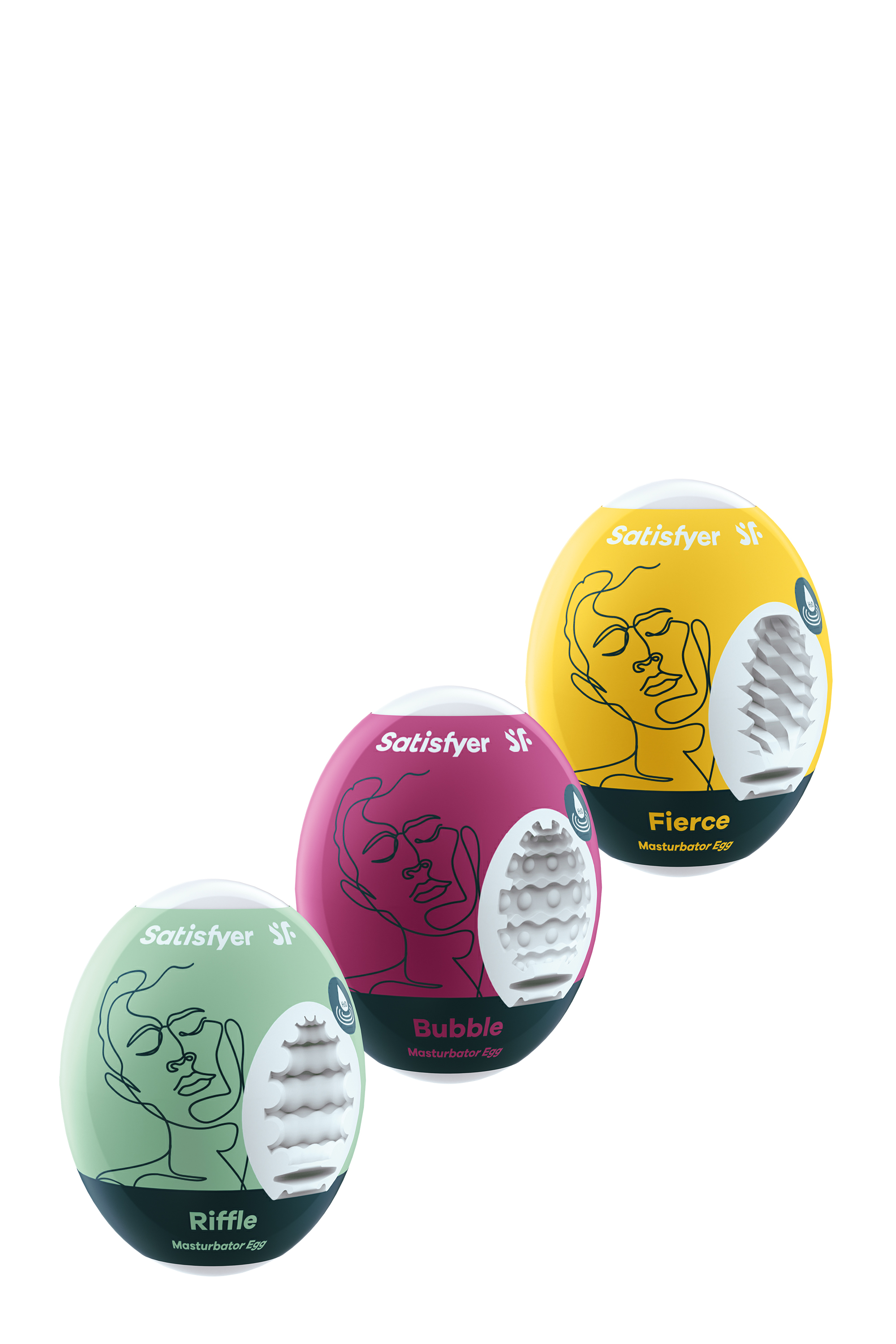 ONANIEGG RIFFLE BUBBLE FIERCE 3-PACK - Diskret levering