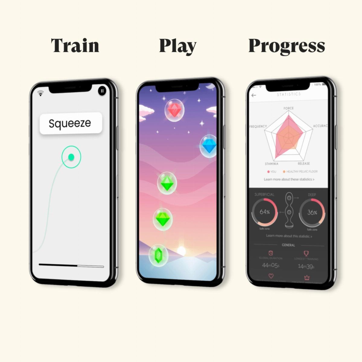 Perifit - App Controlled Pelvic Floor Trainer - Green - Diskret levering