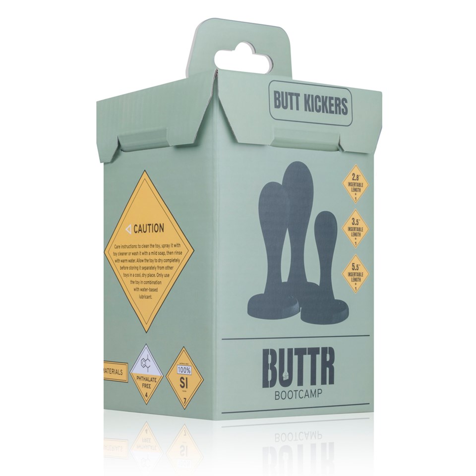 ButtKickers Butt Plug Training Set - Diskret levering