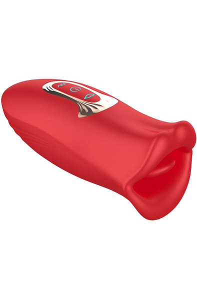 Ember Licking & Vibrating Mouth Shape Massager - Diskret levering
