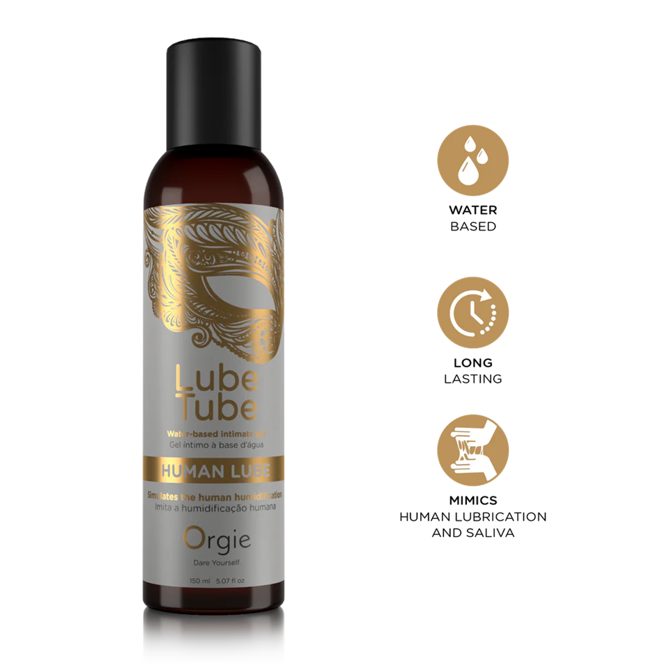 Lube Tube - Human Lube 150ml - Diskret levering