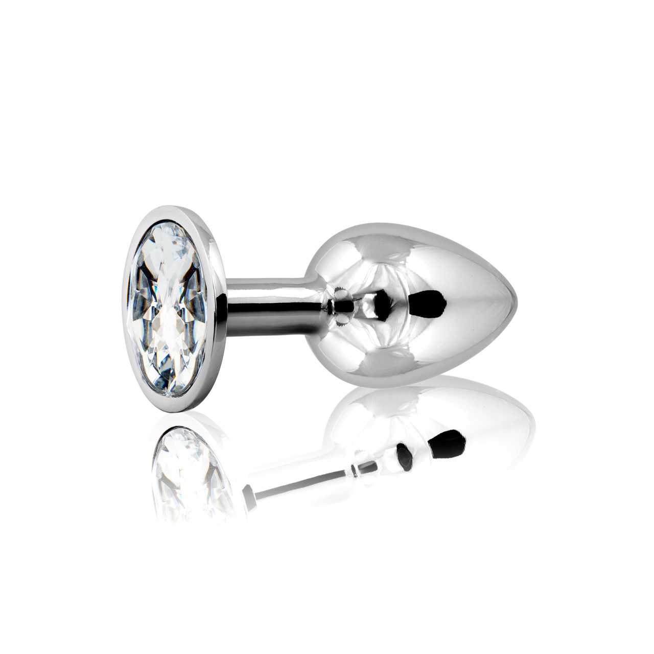 Metal Plug Small - Silver/Clear - Diskret levering