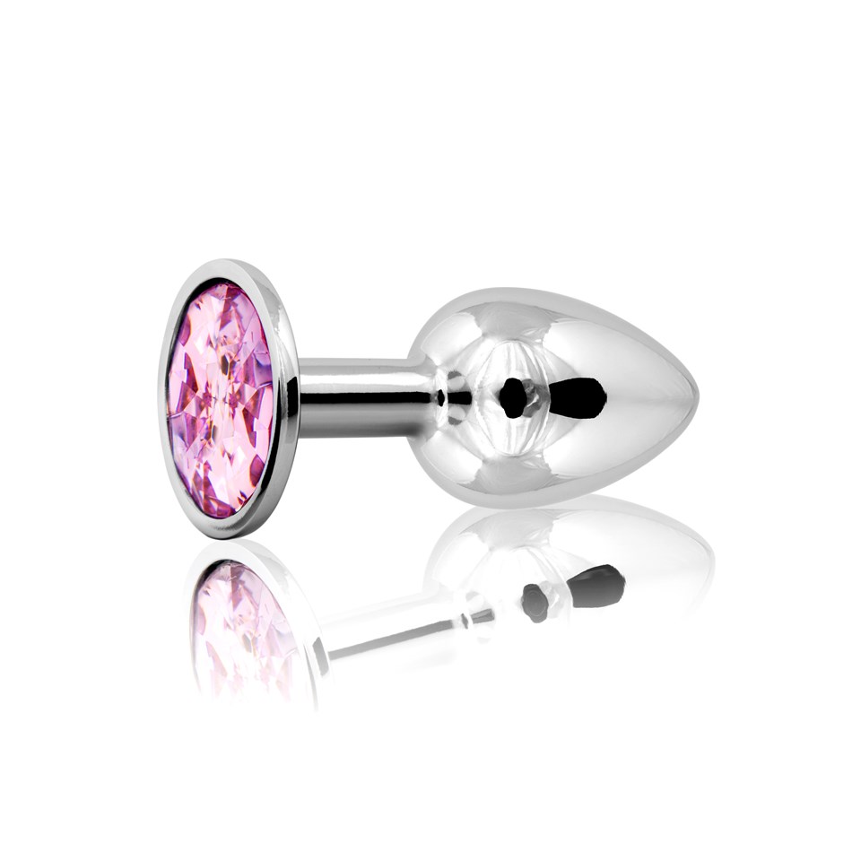 Metal Plug Small - Silver/Pink - Diskret levering